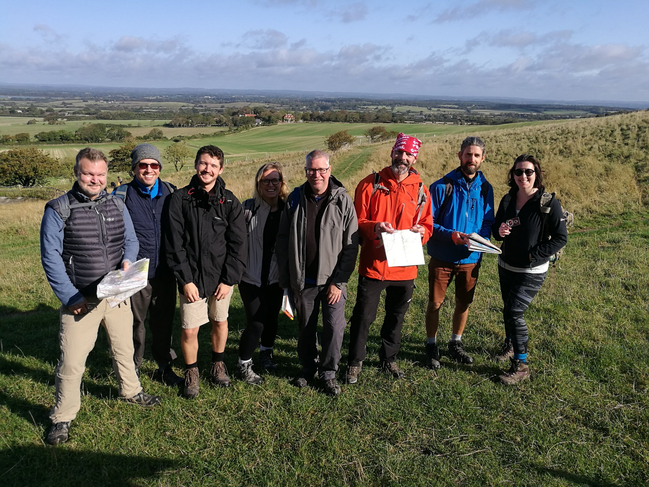 Team adventure on the South Downs - DabApps